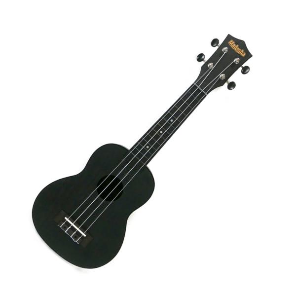 MaAmAa MU-P1 BBK ソプラノウクレレ プラスチック製 黒 ゴリラブラック手軽な作りのウクレレに本格的なテイストをプラスした、「Plastic＆Wood」シリーズ。ボディサイド・バック、ネック、フィンガーボードに柔らかく、音の響...
