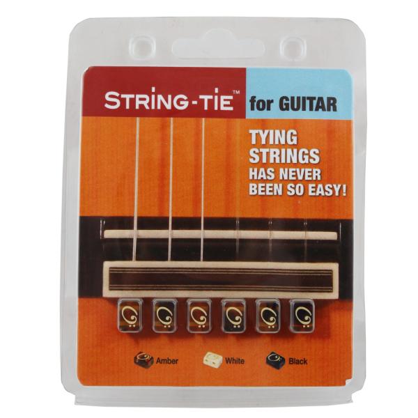 TENOR TST-G BR クラシックギター用ストリングタイ 6個セットString Tie 【TST-G BR (Brown, ギター用6個セット)】Galalith( ガラリス) 製のストリングタイ。弦をストリングタイに結びつける事で...
