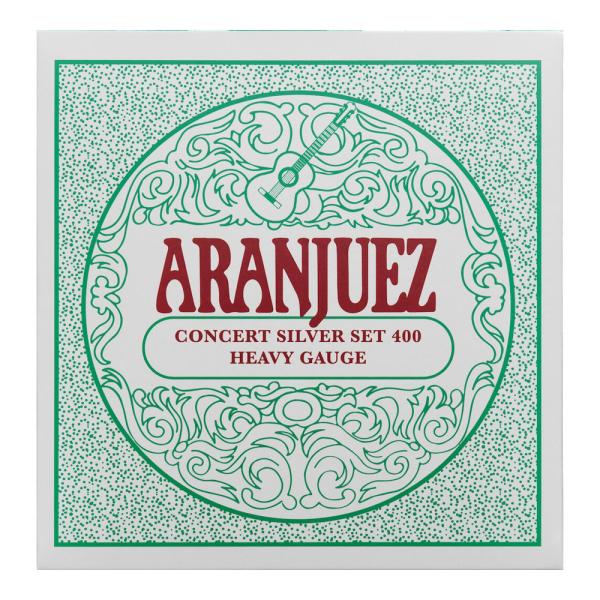 ARANJUEZ Concert Silver 400 クラシックギター弦アランフェス弦は、ギター本来の音色を忠実に再現したいというギタリストのシンプルな発想より産まれました。1967年、スペインのギター製作家Juan Orozcoにより、...