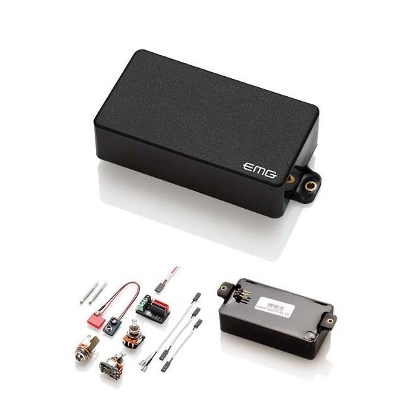 ※ギターパーツの取り扱いには、相応の技術と知識が必要になります。自己責任にて、取り扱い可能な方のみ、ご検討下さい。  EMG（イーエムジー） 81 （EMG-81）BLACK エレキギター用 アクティブ ハムバッカー ピックアップです。  ...