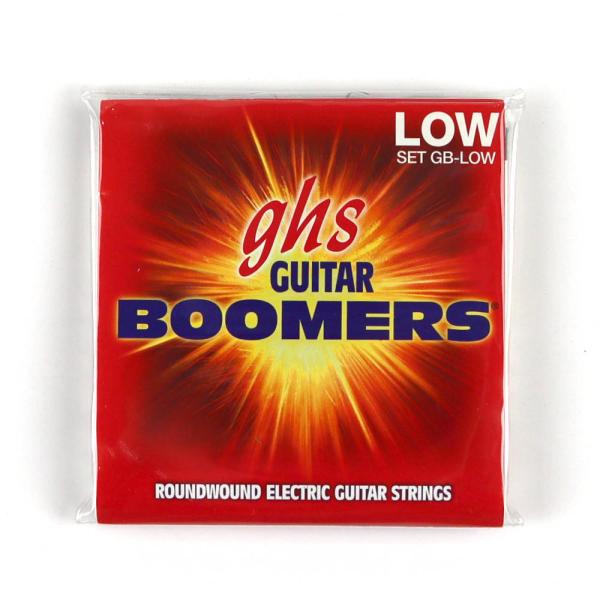 GHS GB-LOW Boomers LOW TUNED 011-053 エレキギター弦  1964年に発売されたBoomersは、今ではGHSの代表的なモデルであり、フラグシップモデルとなりました。 「パワーストリング」と呼ばれるその力強...