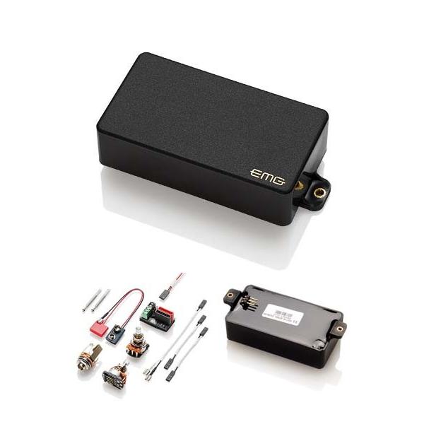 ※ギターパーツの取り扱いには、相応の技術と知識が必要になります。自己責任にて、取り扱い可能な方のみ、ご検討下さい。  EMG(イーエムジー) 85 （EMG-85） BLACK エレキギター用 アクティブ ハムバッカー ピックアップ です。...