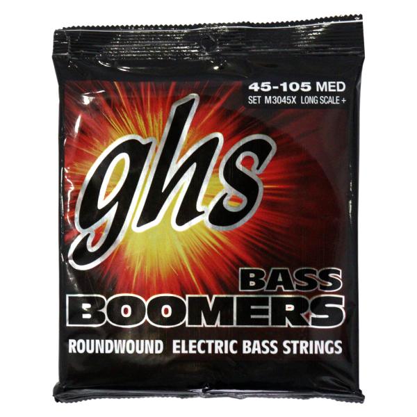 GHS M3045X Extra Long Scale Bass Boomers MEDIUM 045-105 エレキベース弦※入荷時期によって掲載画像とパッケージデザインが異なる場合がございます。あらかじめご了承下さい。ゲージ等の詳細に関...