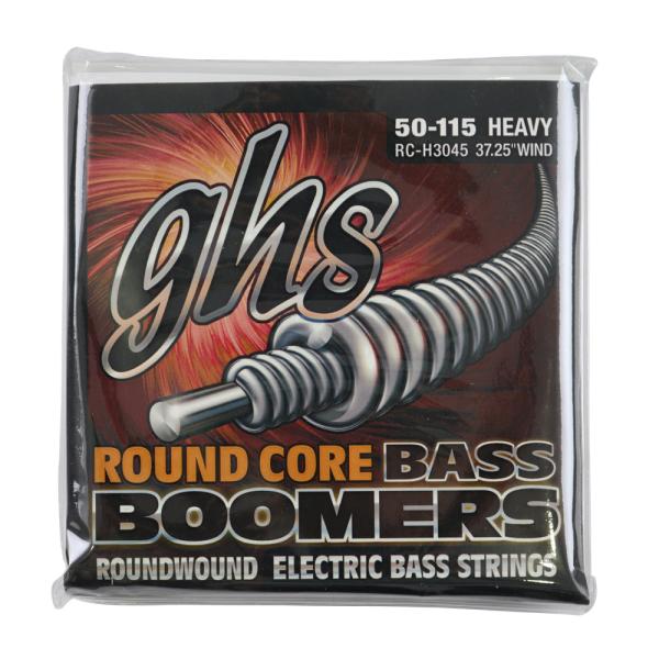 GHS RC-H3045 Round Core Bass Boomers HEAVY 050-115 エレキベース弦※画像はサンプルです。詳細に関しては、商品説明をご確認ください。丸い芯線(通常のBASS BOOMERSは六角芯)を使用。レ...