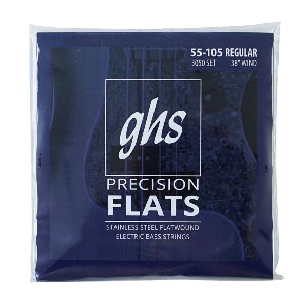 GHS 3050 Bass Precision Flats CUSTOM REGULAR 055-105 エレキベース弦 ※入荷時期によって掲載画像とパッケージデザインが異なる場合がございます。あらかじめご了承下さい。ゲージ等の詳細に関して...