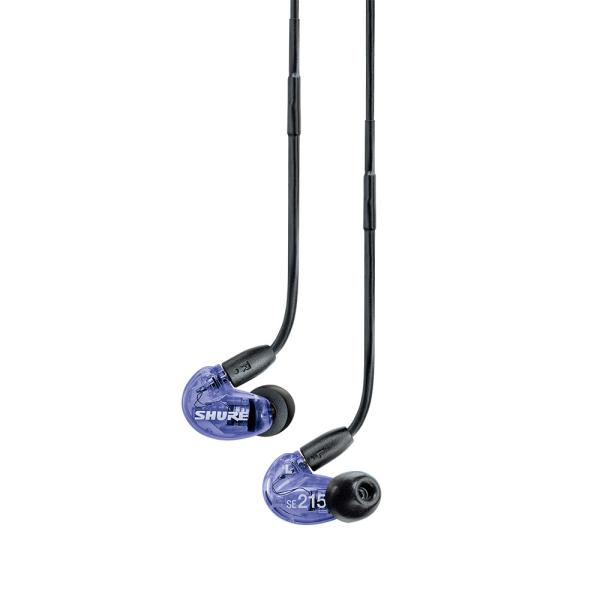 SHURE SE215SPE-PL-A Special Edition Purple 高遮音性イヤホン パープル  SE215の迫力あふれるクリアなサウンドなら、 通勤時間は「コンサート」、エクササイズは「新しい音楽の発見」に早変わり。どこ...