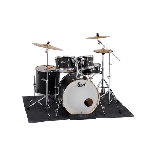 Pearl PPB-KCP5 Drum Rug ドラムマット※マットのみの販売です。画像のドラムセットは付属されてません。バスドラムの滑り止め効果と床への傷を防止するドラムセット専用マット。軽量かつコストパフォーマンスに優れた、シングルバス...