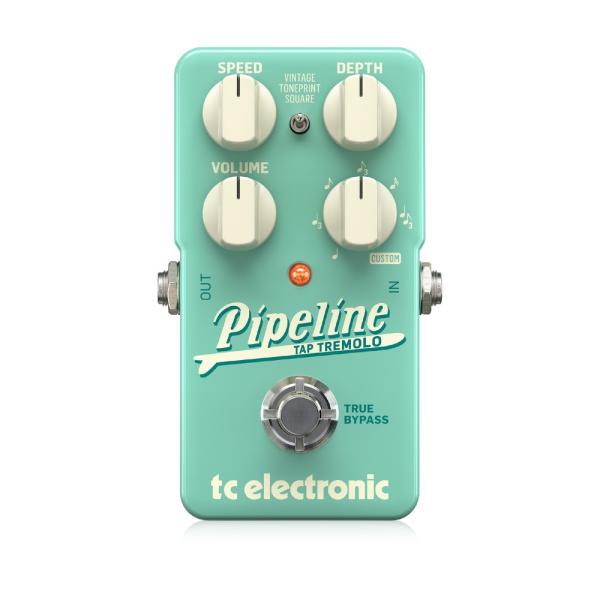tc electronic PIPELINE TAP TREMOLO トレモロ ギターエフェクター内部シーケンスやサブディビジョン、タップテンポとTonePrint機能を搭載したトレモロペダル主な特長・TonePrint機能を搭載し、著名ア...