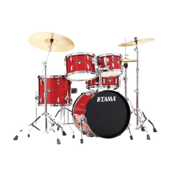 TAMA ドラムセット IMPERIALSTAR IP58H6RC-BRM シンバル付き 18"バスドラムセット タマ。「これからドラムを始める方に、使いやすく、耐久性に優れたドラムセットを提供すること」。 そのために、TAMAがこれまで培...