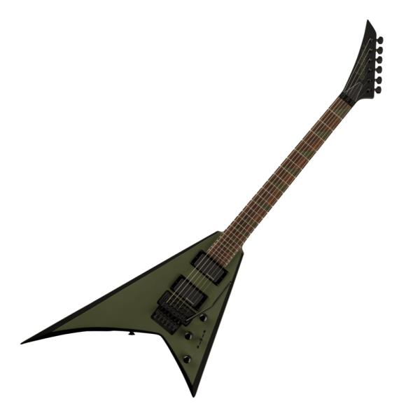 Jackson X SERIES RHOADS RRX24 Matte Army Drab with Black Bevels エレキギターJackson X Seriesは不滅のギタリスト、ランディ・ローズによって開拓されたメタルレガシー...