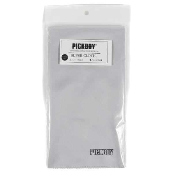 PICKBOY CL-150/GY Super Cloth シルバーグレー スーパークロス  ギター、ベースのメンテナンスに欠かせないピックボーイの工具類は国内の専門工場で丁寧に加工されております。 メンテナンスには欠かせない、ポリエステル...