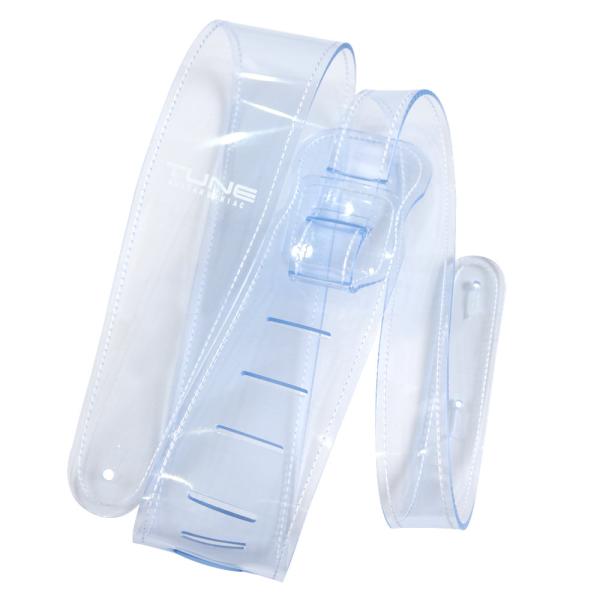 TUNE チューン TS-3800S WH ギターストラップ / ベースストラップスケルトンタイプのストラップです。長時間のステージでも、プレーヤーにかかる負担を軽減するため、幅69mm,厚さ3mmと、従来あるクリアタイプのストラップより厚...