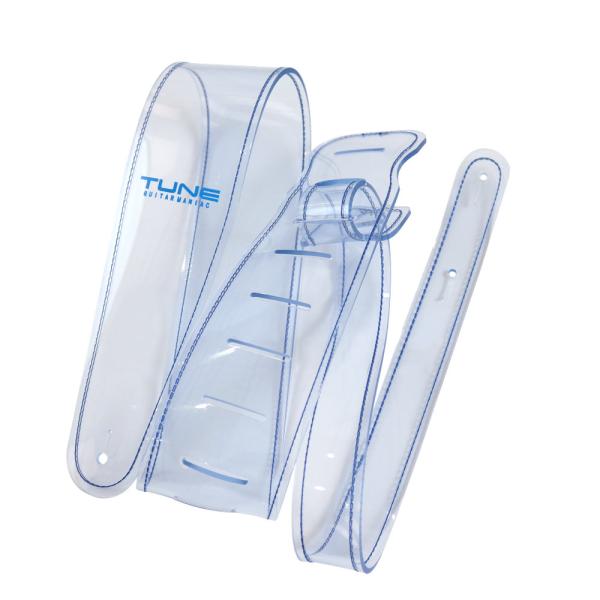 TUNE チューン TS-3800S Blue ギターストラップ / ベースストラップスケルトンタイプのストラップです。長時間のステージでも、プレーヤーにかかる負担を軽減するため、幅69mm,厚さ3mmと、従来あるクリアタイプのストラップよ...