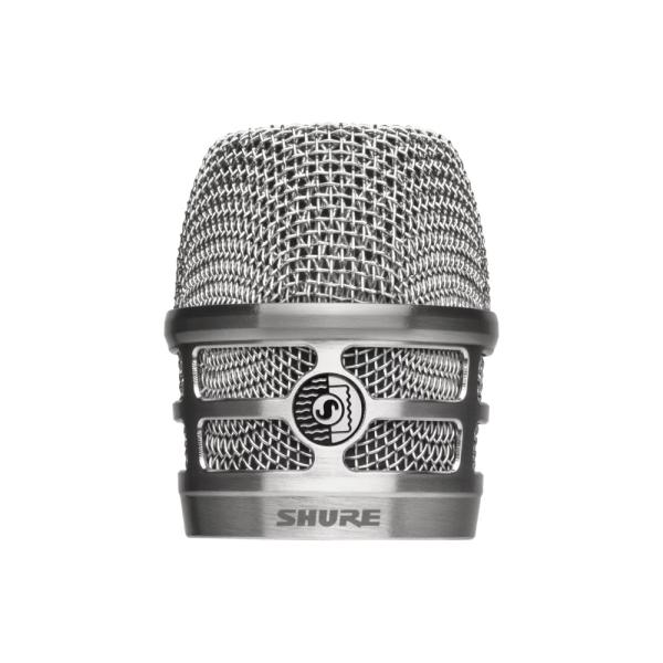 SHURE シュア RPM268 ハンドヘルド型マイクロホンKSM8用 交換グリルShure KSM8用交換グリルです。・ブラッシュドニッケル・ワイヤード／ワイヤレス共通