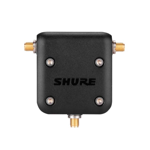 SHURE シュア UA221DB-RSMA リバースSMAパッシブアンテナ分配器UA221DB-RSMAは1系統の入力信号を2系統の出力信号に分岐させるため、2台のGLX-D4R+ハーフラック型受信機で1ペアのアンテナを共有できます。UA...