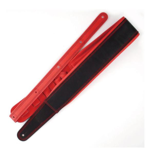 Richter Straps リヒターストラップ #1543 Springbreak I Black / Red ギターストラップSpringbreakシリーズナッパーレザーを使用し、軽量でしなやかなモデルです。本革ではなくヴィーガンレザー...