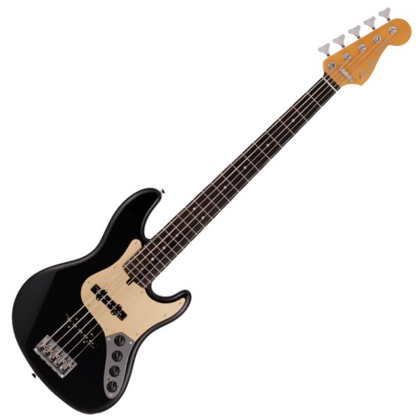 Fender フェンダー Deluxe Jazz Bass V Kazuki Arai Edition Rosewood Fingerboard Black エレキベース King Gnu 新井和輝 シグネイチャーモデルKing Gnuやm...