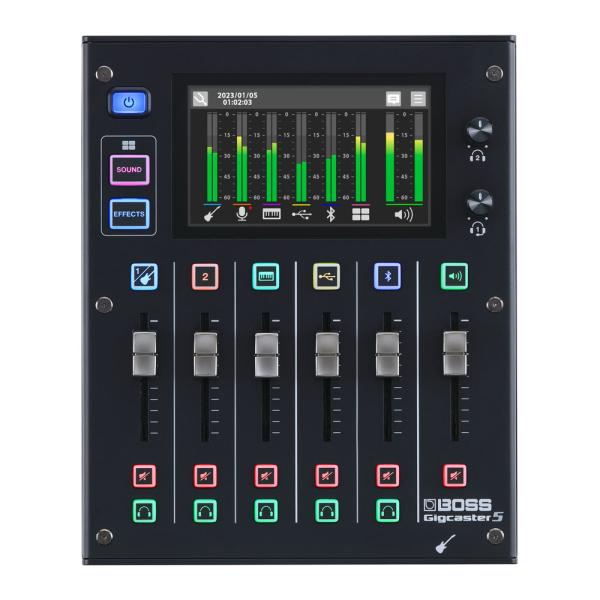 BOSS GCS-5 Gigcaster 5 Audio Streaming Mixer ボス ギグキャスター5 オーディオストリーミングミキサー 5チャンネルミキサー演奏配信のために生まれたオールインワン・ソリューション。ミュージシャンの...