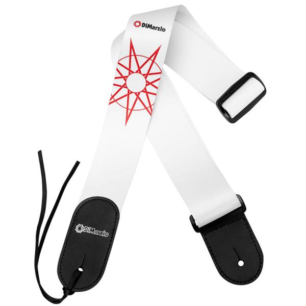 ディマジオ ギターストラップ 白 DD3149 JIM ROOT #4 WHITE STANDARD STRAP Dimarzio ギター用ストラップ。過去約20年間に渡り音楽シーンを席巻してきたバンド；Slipknotのギタリストであるジ...