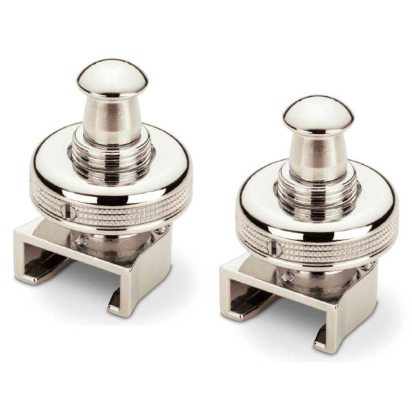 SCHALLER Locks ＆ Wheels NI (2 pc) ストラップロックピン ニッケル1set＝2個入り。（Pinは付属しておりません。）S-Locks専用。※「Locks ＆ Wheels」は 、「S-Locks」との組み合わ...