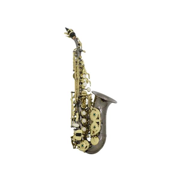 Chateau シャトー CSS-C70B ソプラノサックス カーブドソプラノ ブラックニッケル仕上げ【STANDARD SERIES Soprano Saxophone】Chateau Standard seriesのサックスは上級グレー...