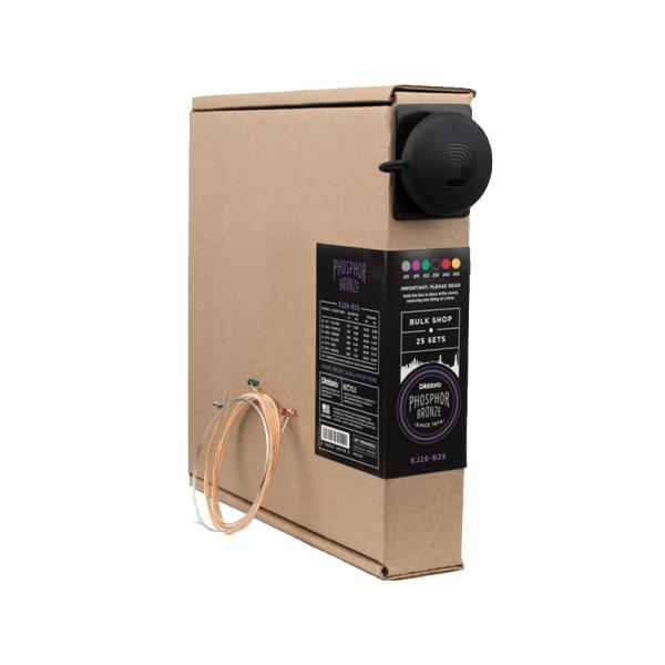 D'Addario ダダリオ EJ26-B25 Custom Light 11-52 アコースティックギター弦 バルクパック 25セット入りPHOSPHOR BRONZE1974年から生産が始まったフォスファーブロンズ弦。そのサウンドは世界...