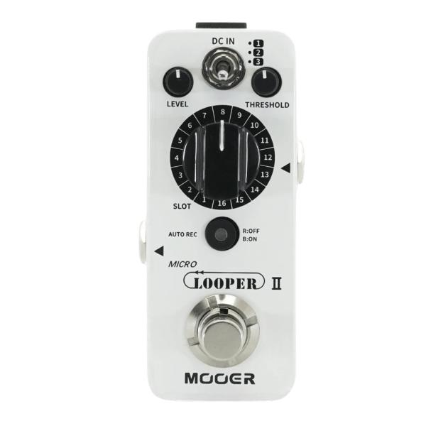 Mooer ムーアー Micro Looper II ルーパーペダル エフェクターMooer Micro Looper IIは、ミニサイズの中に複数のループを保存できる多機能サンプリングルーパーペダルです。3つのバンクを持ち、各バンク16の...