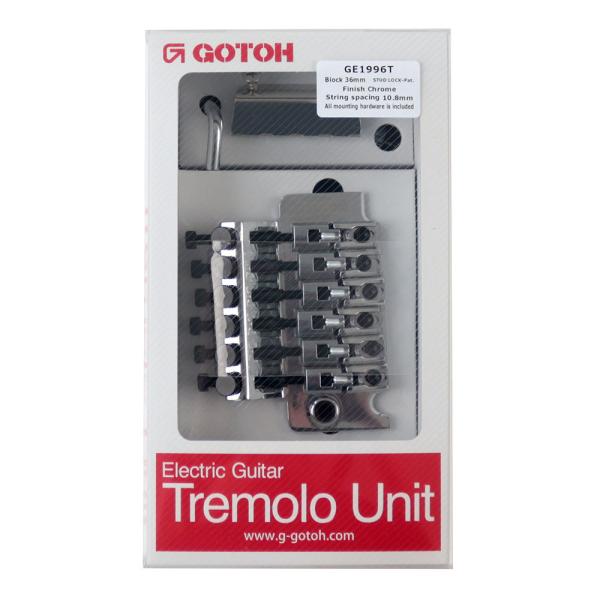 GOTOH ゴトー GE1996T-C 36mm Block Height ギター用トレモロユニット クローム※本商品は弊社に在庫がない状態でご注文を頂いた場合、メーカーでの受注生産となります。その場合、納期に約1ヶ月程度のお時間を要する場...
