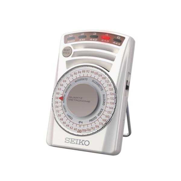 SEIKO セイコー SQ60W メトロノーム 白 ホワイトSQ60はお使いいただく楽器を問わず、ピアノ、ヴァイオリン、ギターなど音楽全般のユーザー様からご支持を受けています。ダイヤルでカンタン設定！振り子メトロノームのようなコツコツと響く...