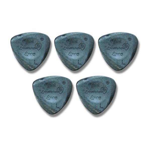 ギターピック 5枚 セット 左利き用 エッセティピックス EASY Mini Essetipicks。※こちらの商品は5枚セットとなっております。※逆アングルでプレイされる場合、右利きの方は左利き用、左利きの方は右利き用をお選びください。お...