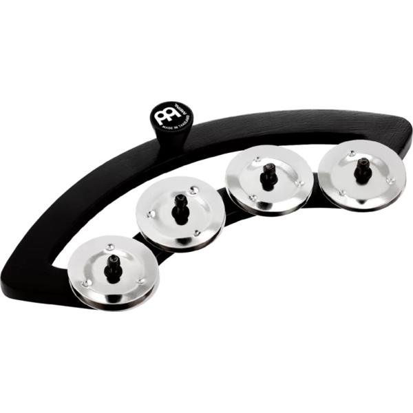 タンバリン 楽器  MEINL マイネル BBTA1-BK Backbeat Tambourine スネアドラムマウント型タンバリン。スネアドラムに乗せるだけで、多彩な音色を簡単にアドオンできるアクセサリーです。スネアと同時にヒットしたり刻...