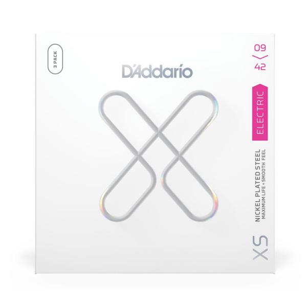 【3セットパック】 ダダリオ XS エレキ弦 D'Addario XSE0942-3P Super Light 09-42 エレキギター弦 　コーティング弦 スーパーライト   【3セットパック】 D'Addario ダダリオ XSE094...