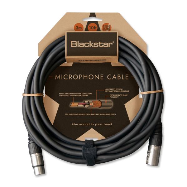 BLACKSTAR ブラックスター XLR CABLE 3M F/M マイクケーブル 3メートル 両側XLRプラグ（オス/メス）  Blackstar トーンに最適な信号経路。  これらのケーブルは、妥協のない信号パスと究極の Blacks...
