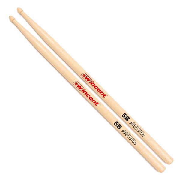 【1ペア】 Wincent ウィンセント W-5BP ドラムスティック ヒッコリーウィンセントは、1992年にダン・ニーレンと父のボーによって誕生したスウェーデンのドラムスティックメーカーです。【仕様】・素材：ヒッコリー（Hickory）・...