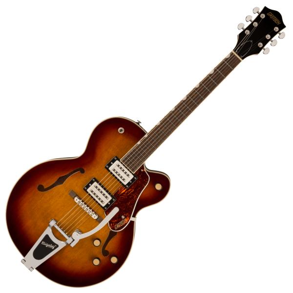 GRETSCH グレッチ G2420T Streamliner Hollow Body with Bigsby Havana Burst エレキギターリフレッシュされたStreamliner Collectionは、Gretschギターの輝...