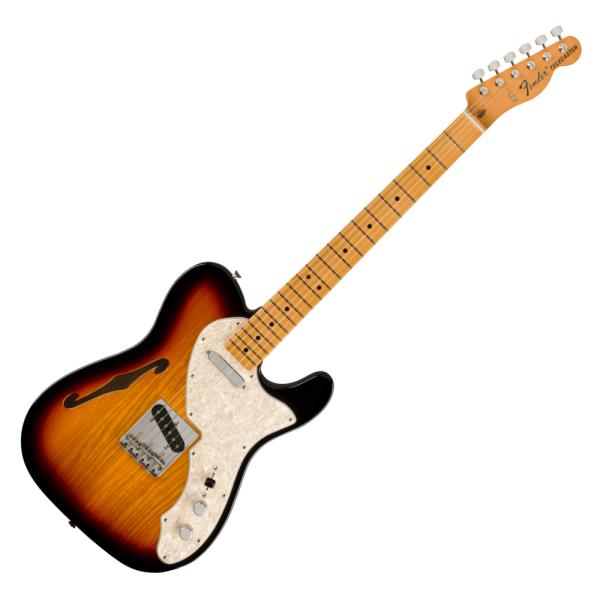 Fender フェンダー Vintera II 60s Telecaster Thinline MN 3TS エレキギター テレキャスター Vintera II 60s Telecaster Thinlineは、60年代のタイムレスなサウン...