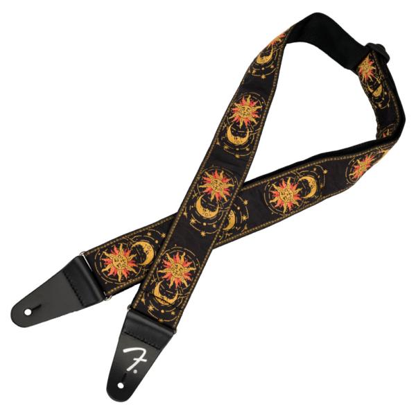 Fender フェンダー American Vintage II Sun Strap Sunburst ギターストラップ  American Vintage II Sun Strapは、あなたのギターの明るく、大胆で美しい色を引き出してくれ...