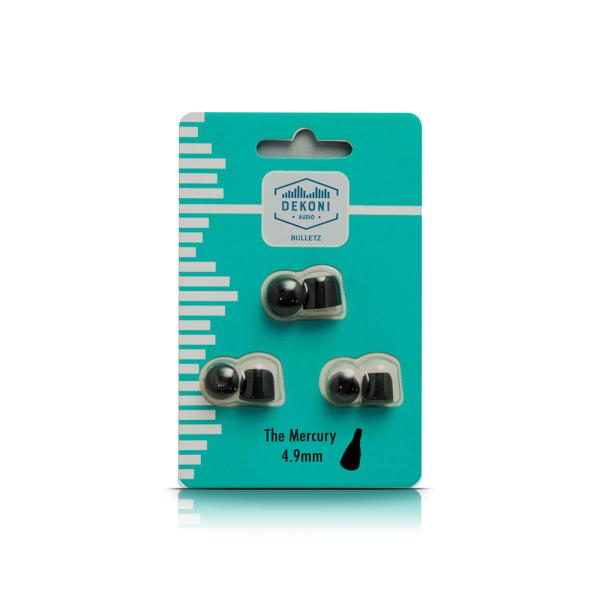 Dekoni Audio デコニオーディオ ETZ-MERCURY-MED BULLETZ MERCURY イヤーチップ Mサイズ 3ペア さらりとした感触の装着感と抜群の遮音性を提供するフォームイヤーチップです。・Mサイズ・3ペア入り【対...