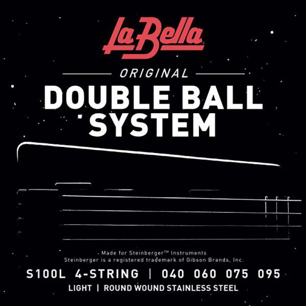 ラベラ 弦 1セット La Bella ラベラ S-100L Light Doble Ball Bass 40-95 ダブルボールエンド エレキベース弦  ラベラ社の社長であるリチャード・ココ・ジュニアとスタインバーガー社の創設者ネッド・ス...