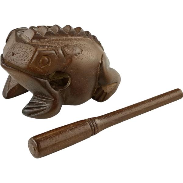 MEINL マイネル FROG-M WOODEN FROGS ウッドフロッグ木製のビーターで背中部分をこすることで、カエルの声に似た音を出すことができます。Mサイズ
