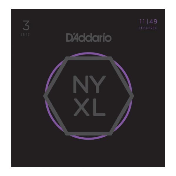 D'Addario ダダリオ NYXL1149-3P Nickel Wound Medium エレキギター弦 3セットパック  Multi-Packs 3セット入りのパック弦です。それぞれのセット弦は個別に特殊ポリマーパックで密閉されており...