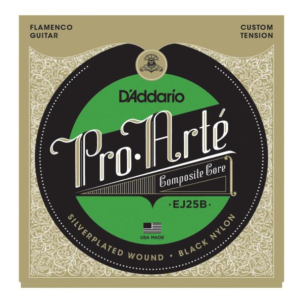 D'Addario ダダリオ EJ25B Pro-Arte Black Nylon Composite Flamenco クラシックギター弦  PRO-ARTE COMPOSITE 新開発の多繊維・鎖状のコア素材を使 用することにより、通常...
