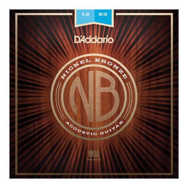 D'Addario ダダリオ NB1253 Nickel Bronze Acoustic Guitar Strings Light アコースティックギター弦  NICKEL BRONZE ギター固有のキャラクターをハイライトし、その楽器の自...