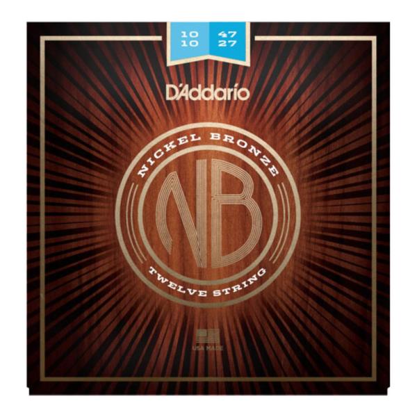 D'Addario ダダリオ NB1047-12 Nickel Bronze Acoustic Guitar Strings Light 12-String 12弦アコースティックギター弦  NICKEL BRONZE ギター固有のキャラク...