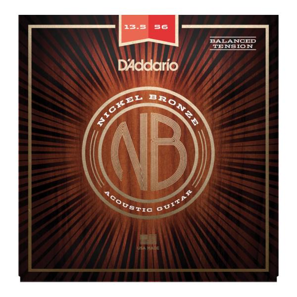 D'Addario ダダリオ NB13556BT Nickel Bronze Set Balanced Tension Medium アコースティックギター弦  NICKEL BRONZE ギター固有のキャラクターをハイライトし、その楽器の...