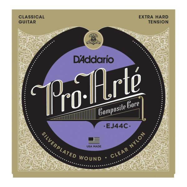 D'Addario ダダリオ EJ44C Pro-Arte Composite EXTRA Hard Tension クラシックギター弦  PRO-ARTE COMPOSITE 新開発の多繊維・鎖状のコア素材を使用することにより、通常のナイ...