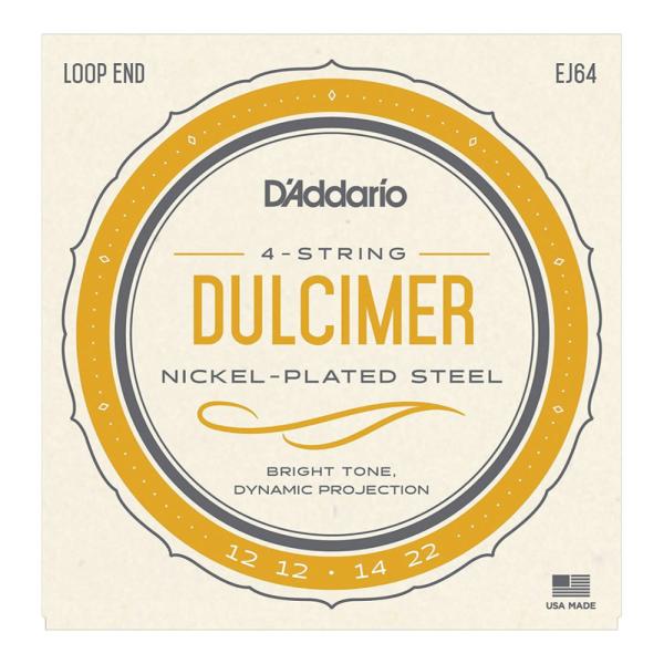 D'Addario ダダリオ EJ64 4-String Dulcimer ダルシマー弦  Other World Instruments ダルシマー、アイリッシュ・ブズーキ、カヴァキーニョ、レキント、マカフェリ弦(GYPSY JAZZ S...