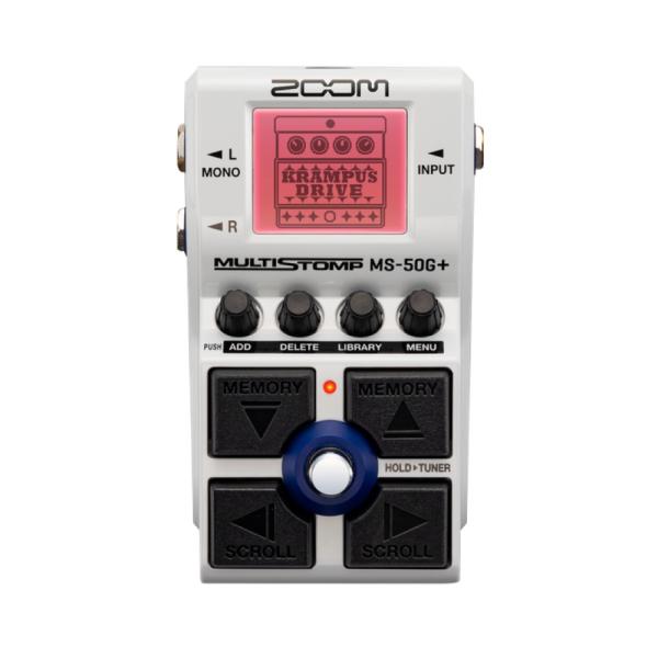 ZOOM ズーム MultiStomp MS-50G+ ギター マルチエフェクター マルチストンプボックス  【1台で100フェクト】 マルチエフェクターのパワーを、１台のストンプボックスに凝縮した\“マルチなストンプボックス\”。それはま...
