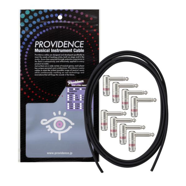 Providence プロビデンス V206 model Vital Link Solderless 2m L型プラグ×8 ソルダーレスケーブルセット ギターケーブル ギターシールド  高性能化する機器に対応すべく進化したV206ソルダーレ...