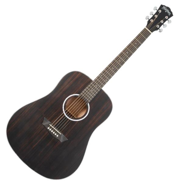 Washburn ワッシュバーン DFED-U EBONY D アコースティックギター  ダークで気品あるシンプルな優雅なルックスに豊かなサウンドが特徴のアコースティックギターです。トップは、ローズウッドに似たクリアな高音とややすくみ気味の...